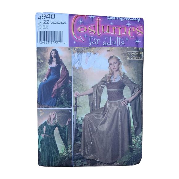 Simplicity | Office | Simplicity Sewing Pattern 494 Renaissance ...